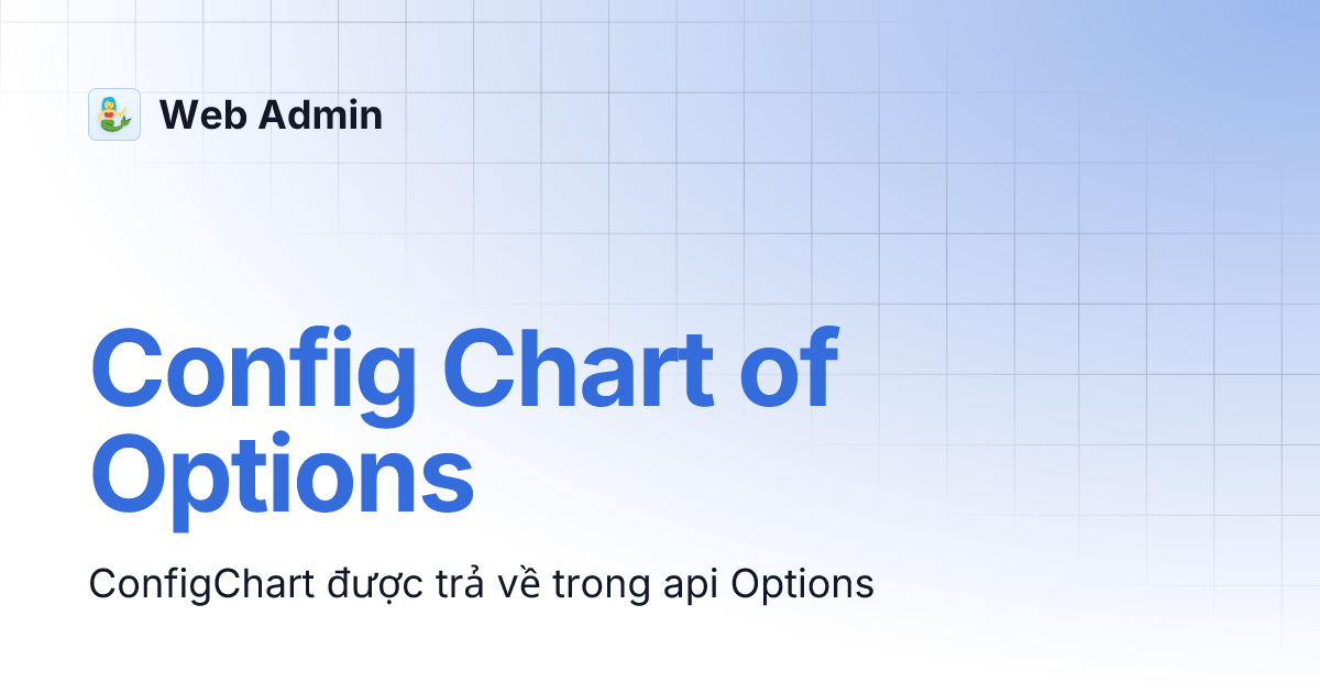 Config Chart of Options | Web Admin